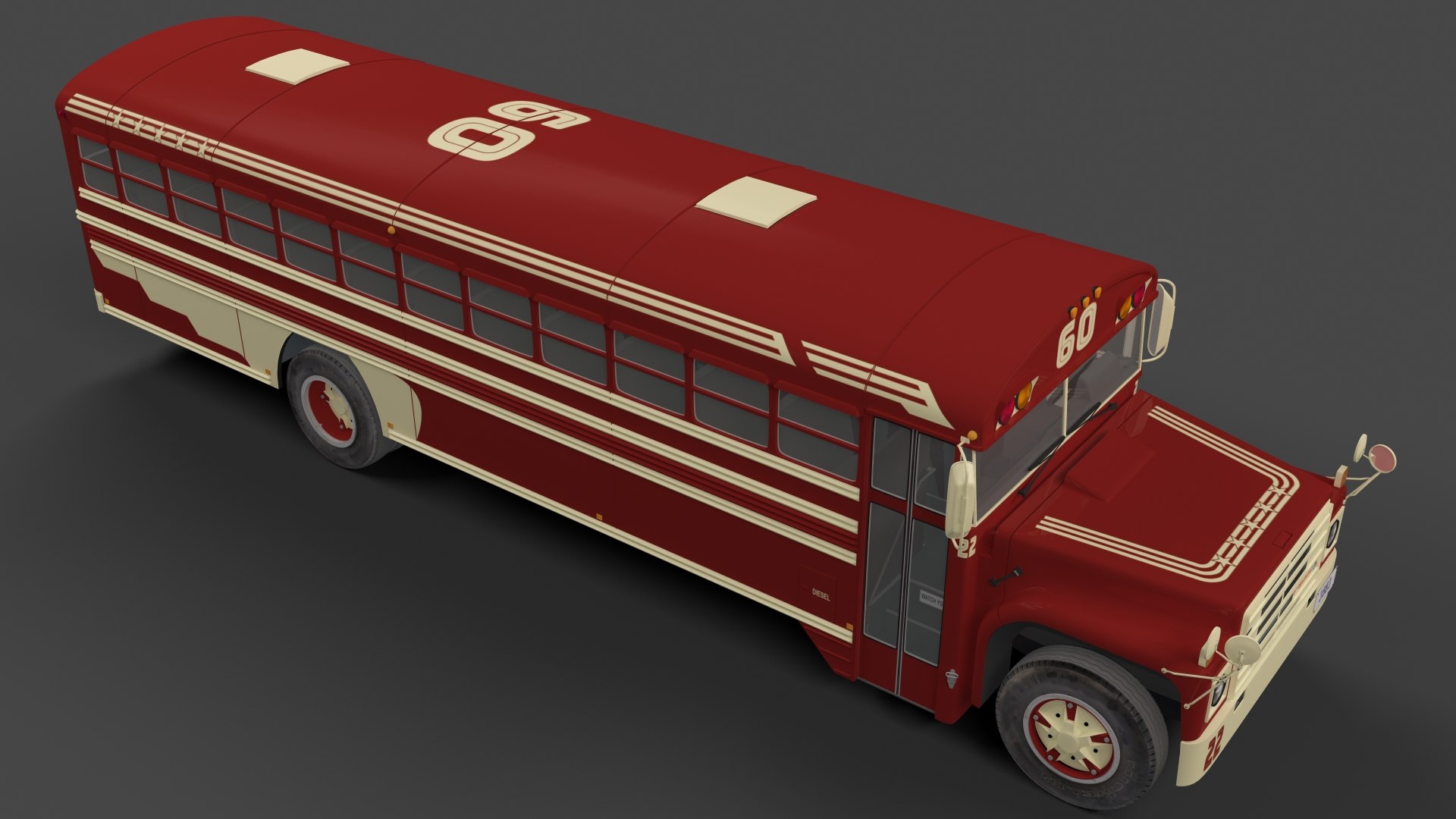 3D Vintage Bus Rigged - TurboSquid 2395488