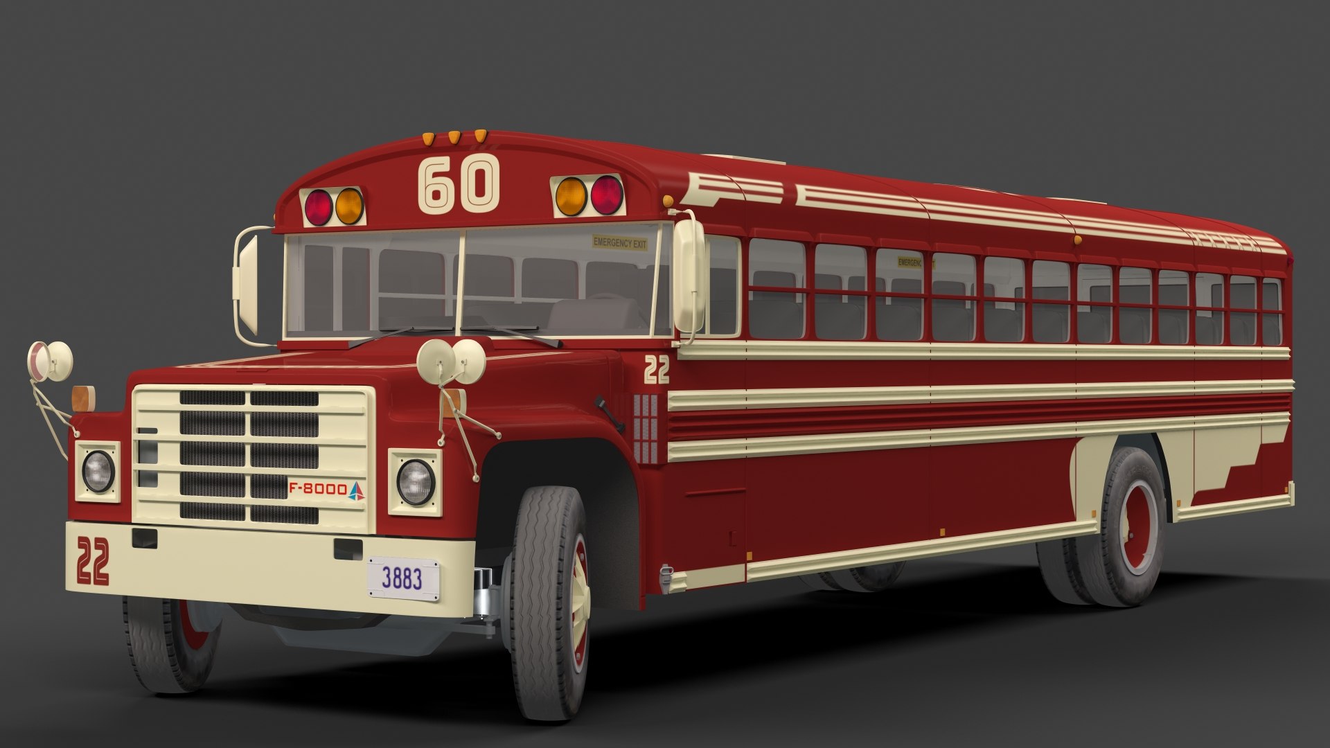 3D Vintage Bus Rigged - TurboSquid 2395488