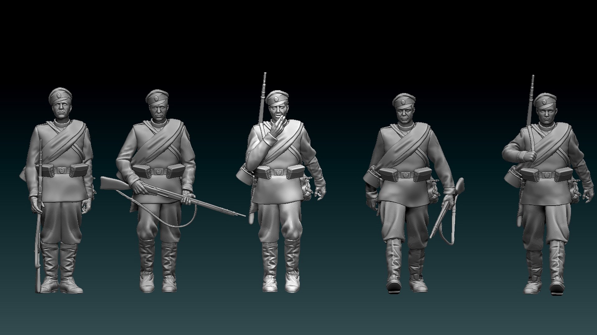 Soldiers Ww1 Russian Empire 3D Model - TurboSquid 1901630