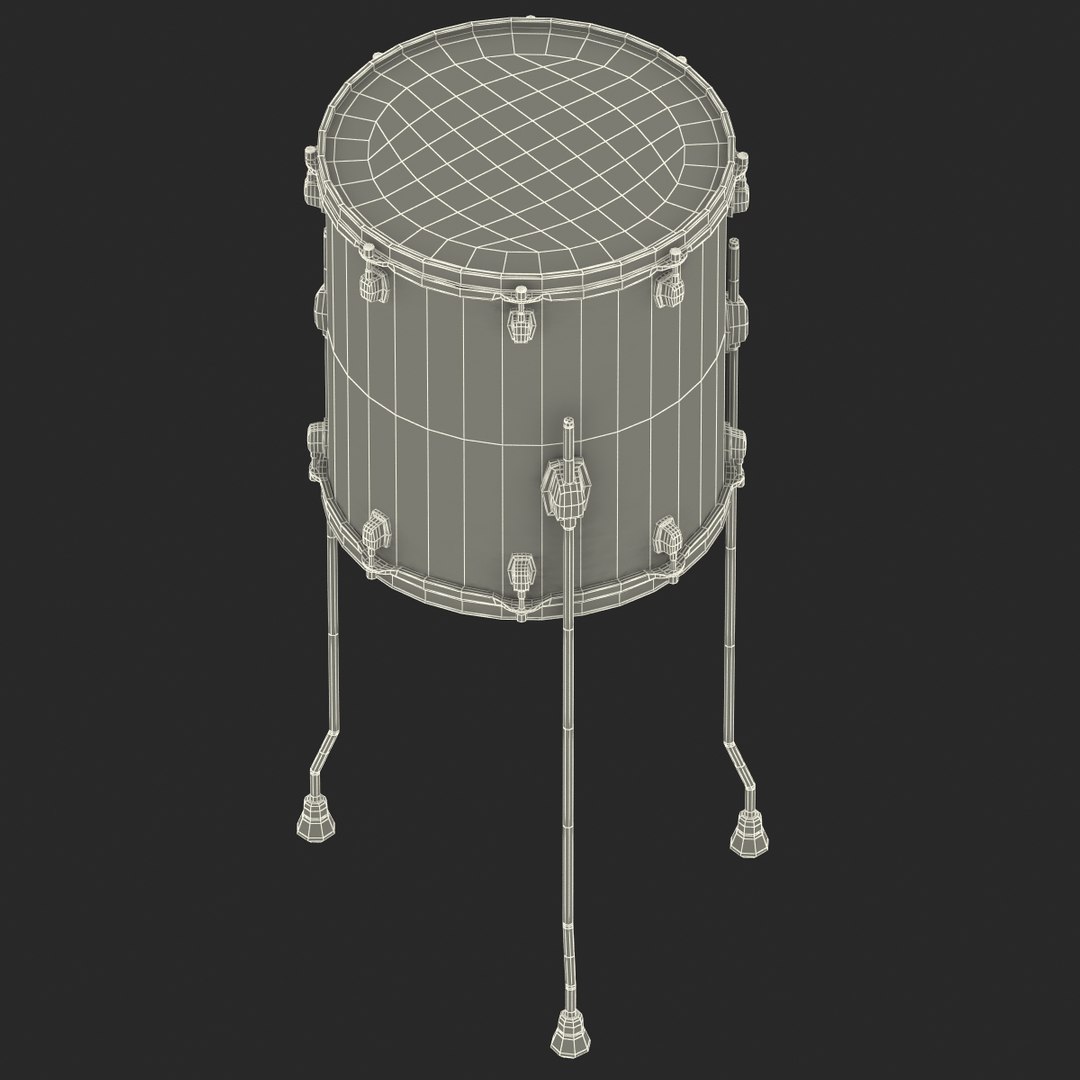 3d model floor tom modeled