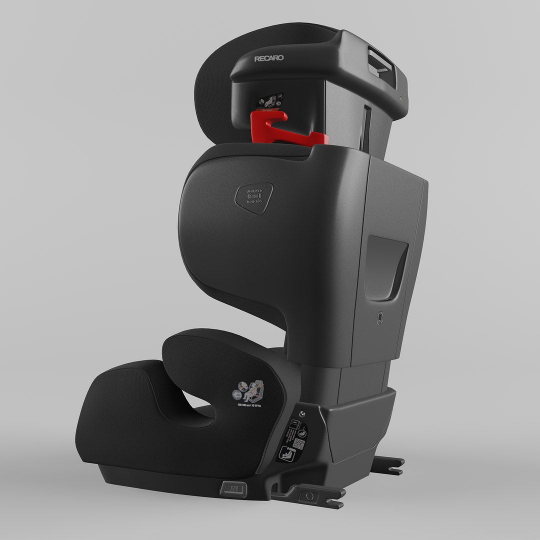 Recaro Mako 2 Children Car Seat Core Deep Black Model - TurboSquid 1764202