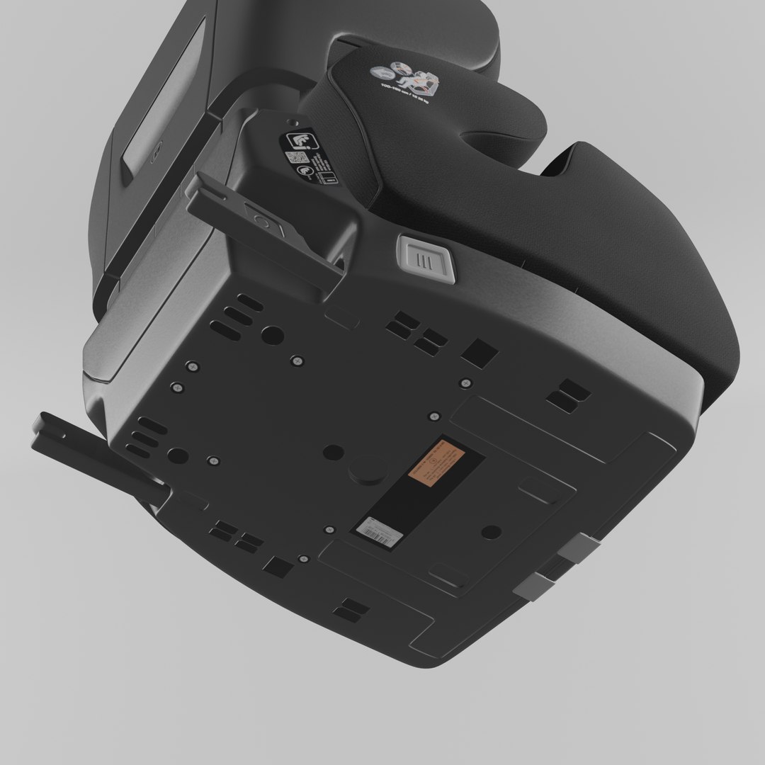 Recaro Mako 2 Children Car Seat Core Deep Black Model - TurboSquid 1764202