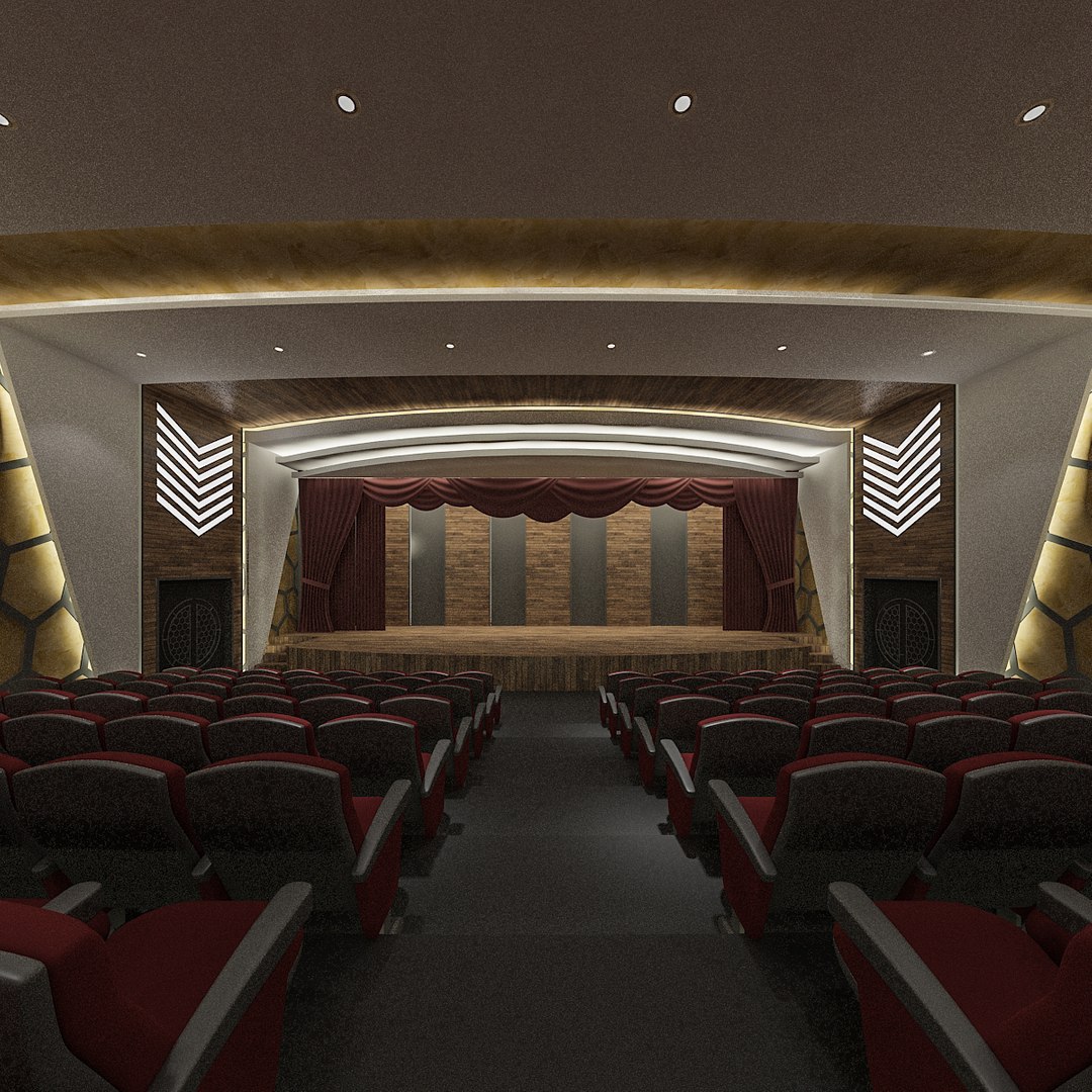 Theater Hall Concept 3D Model - TurboSquid 1441666