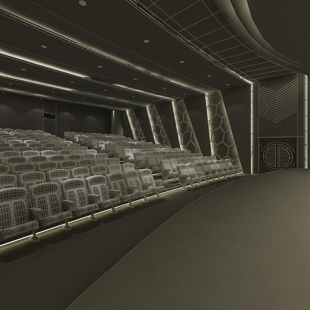Theater Hall Concept 3D Model - TurboSquid 1441666