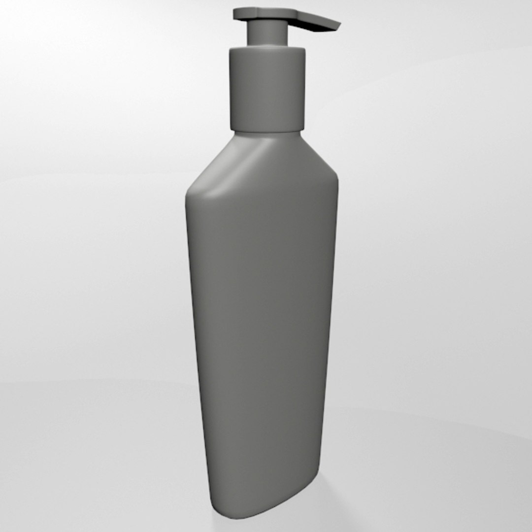 Massage Lotion Bottle 01 3D - TurboSquid 1845688