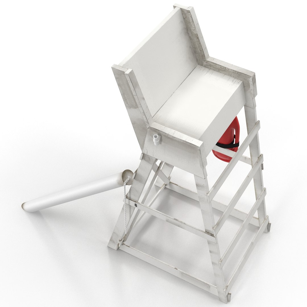 3d Model Lifeguard Chair