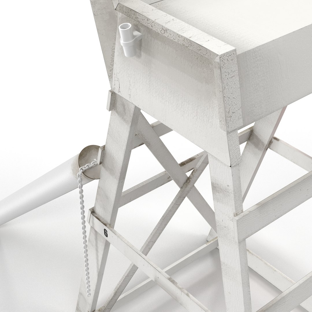 3d Model Lifeguard Chair