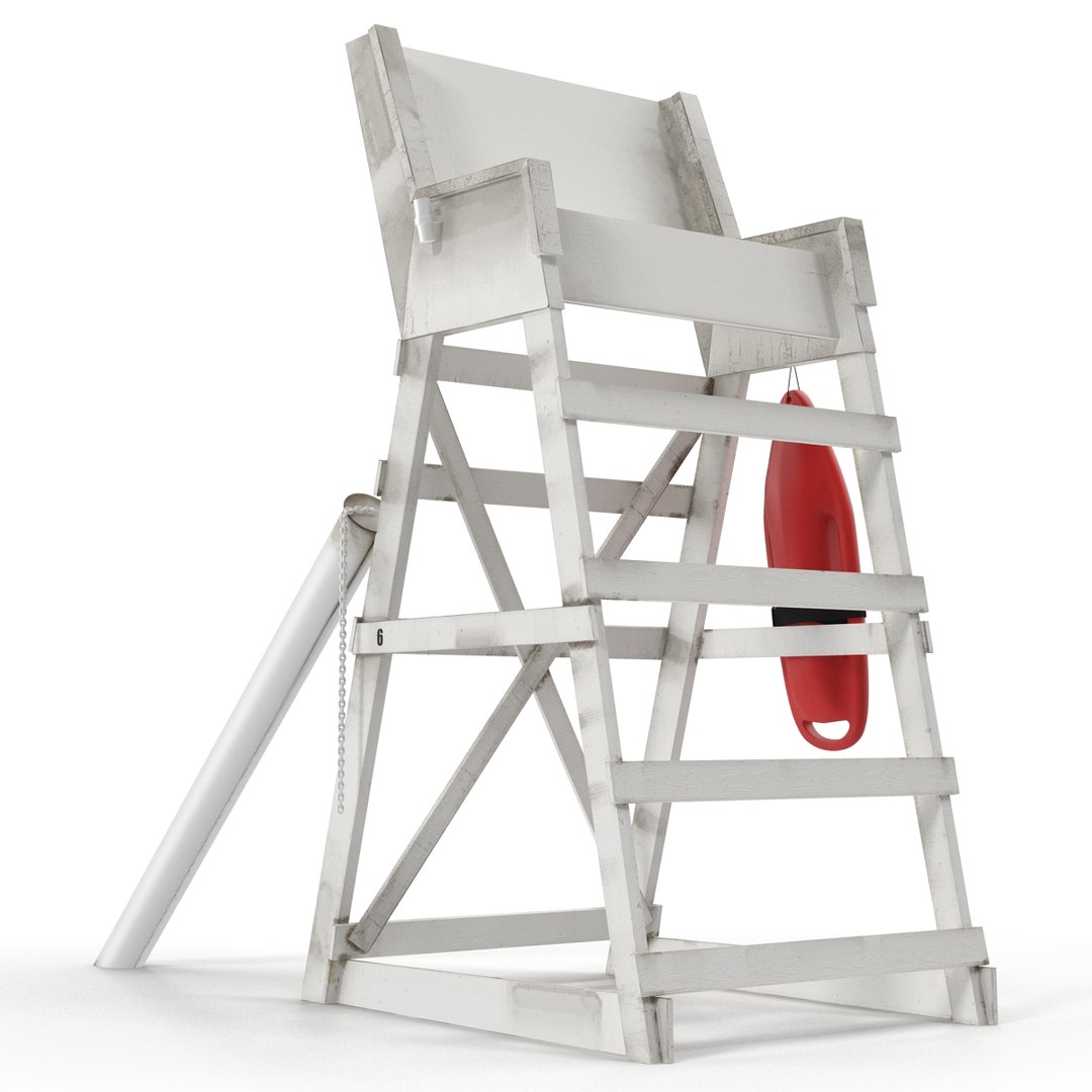 3d Model Lifeguard Chair
