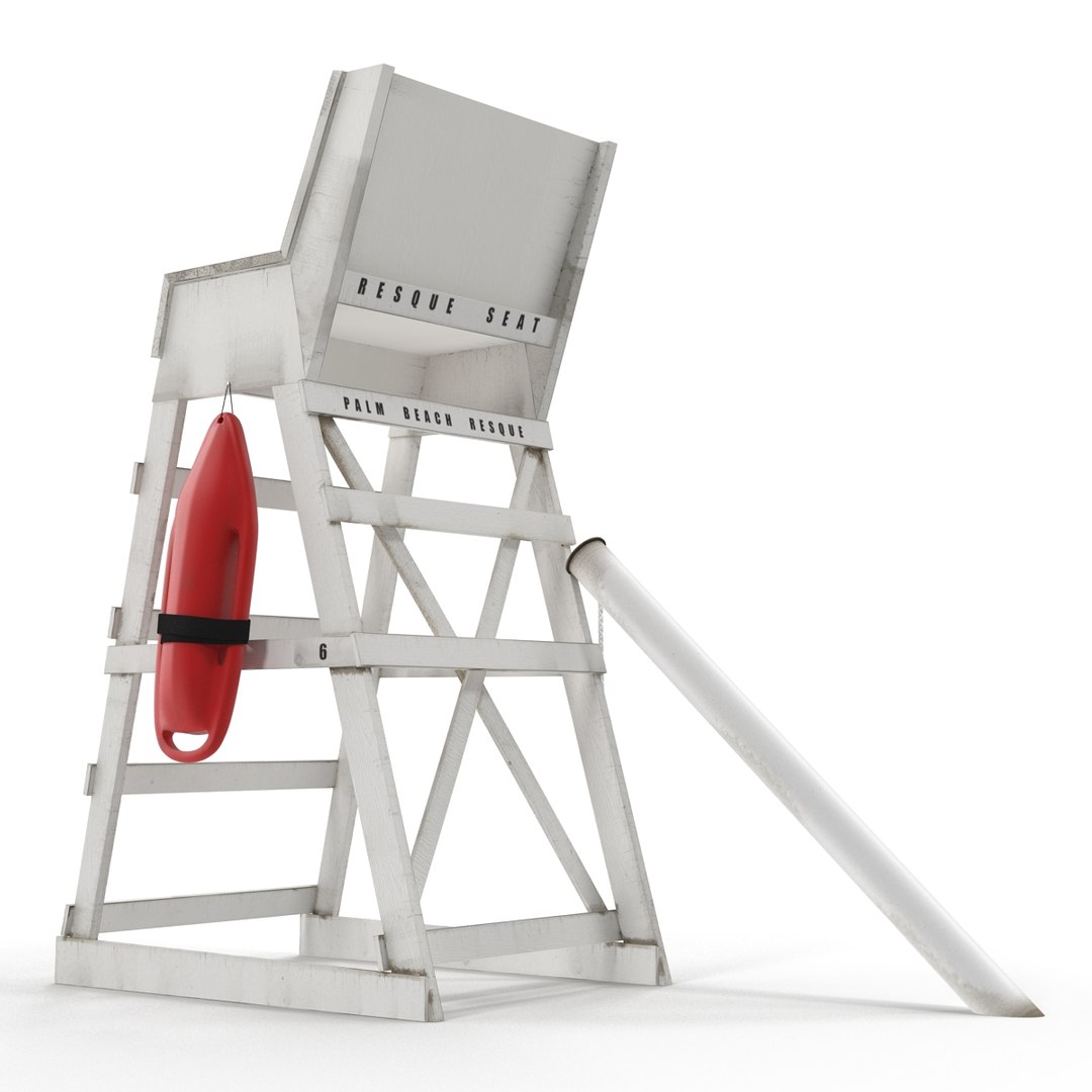 3d Model Lifeguard Chair