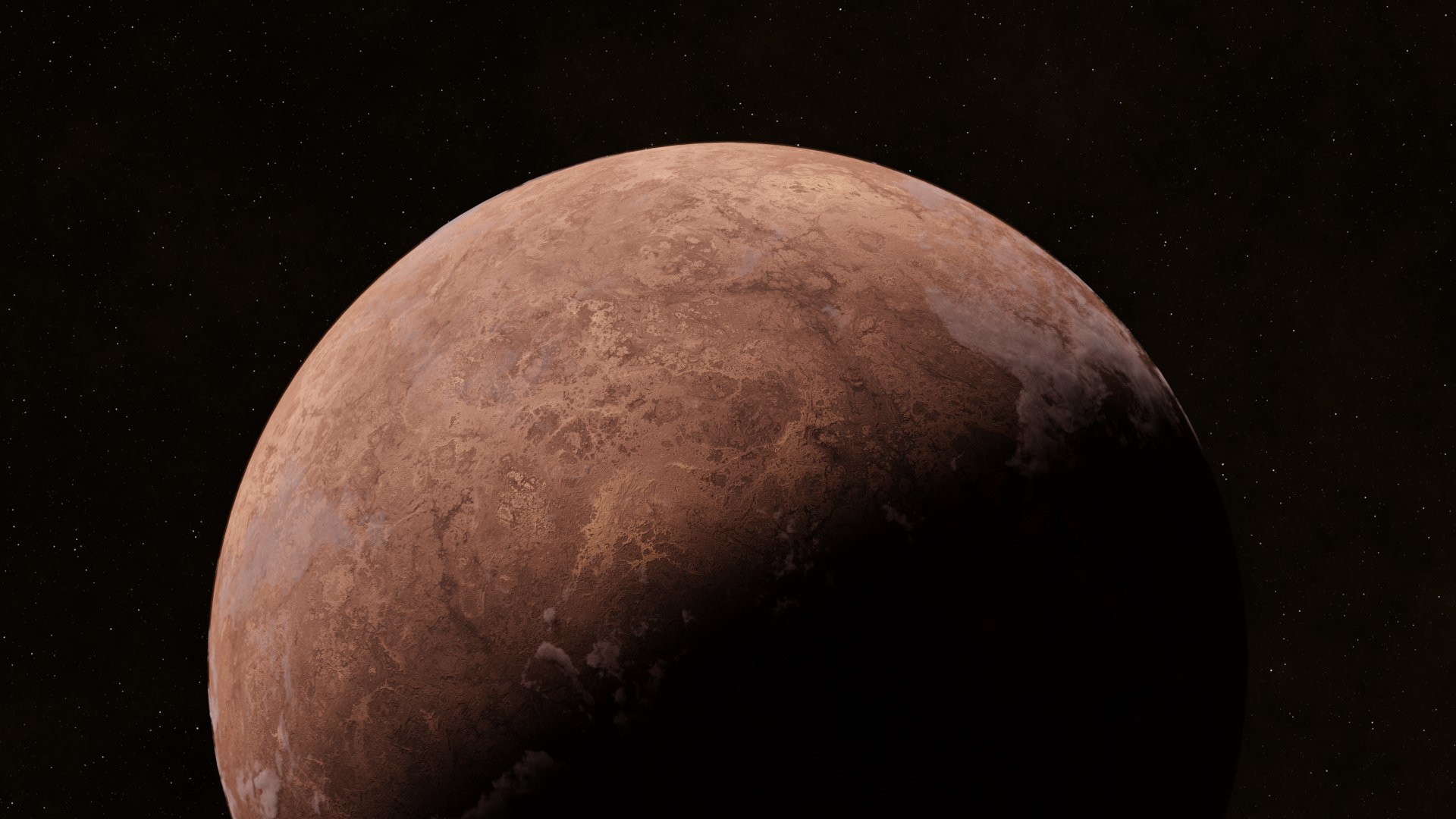 Modular planet with custom atmosphere and stars model - TurboSquid 2072703