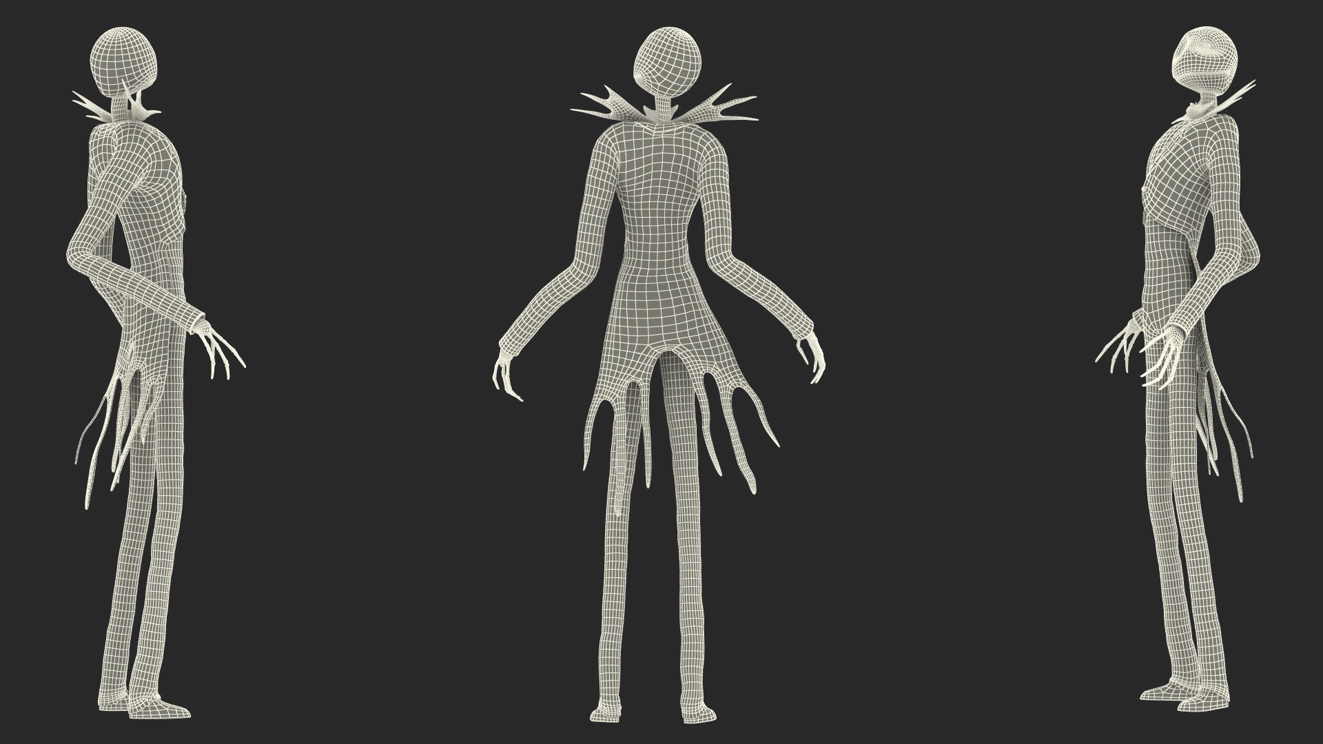 Jack Skellington Standing 3D Model - TurboSquid 2006709