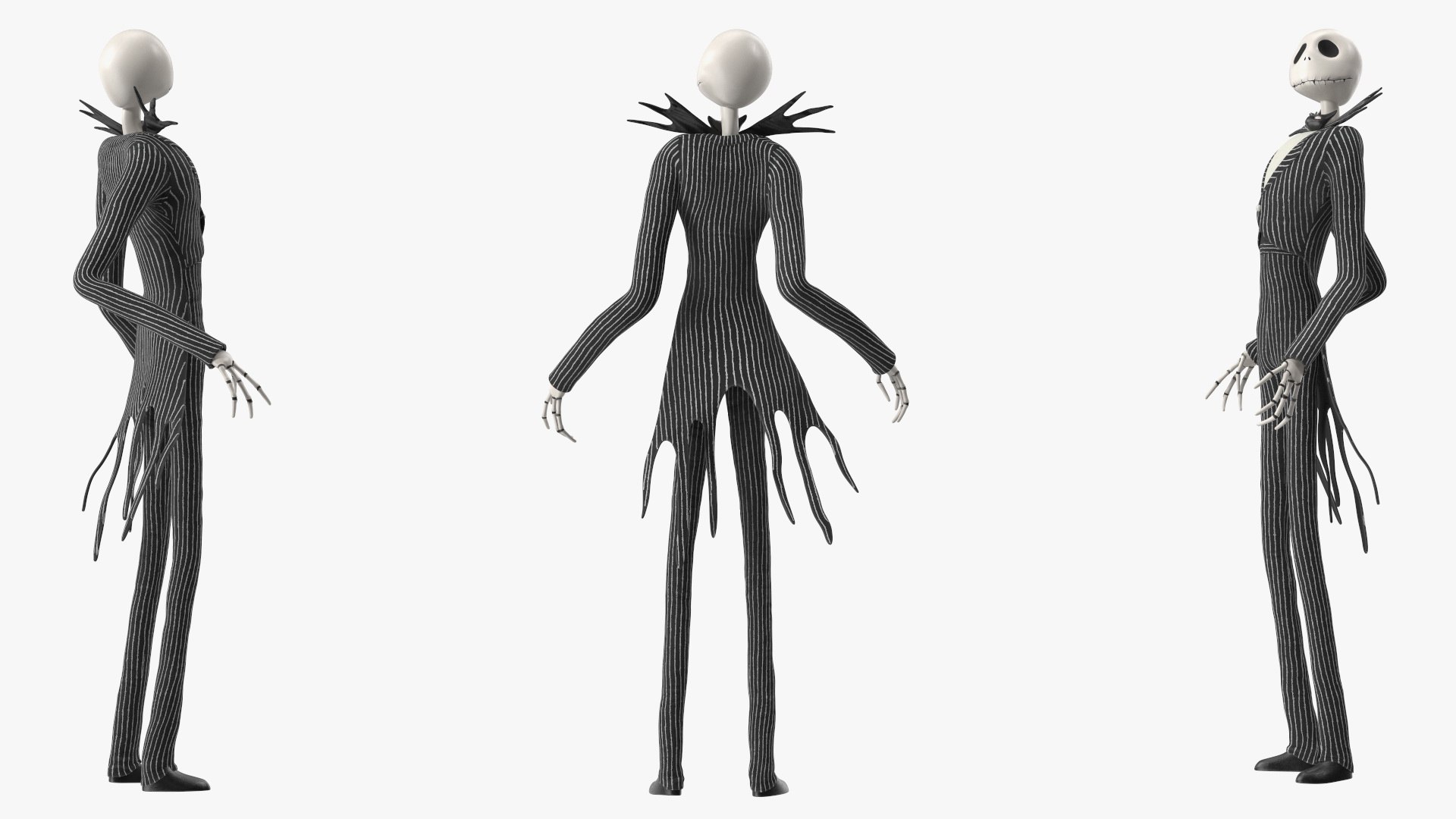 Jack Skellington Standing 3D Model - TurboSquid 2006709