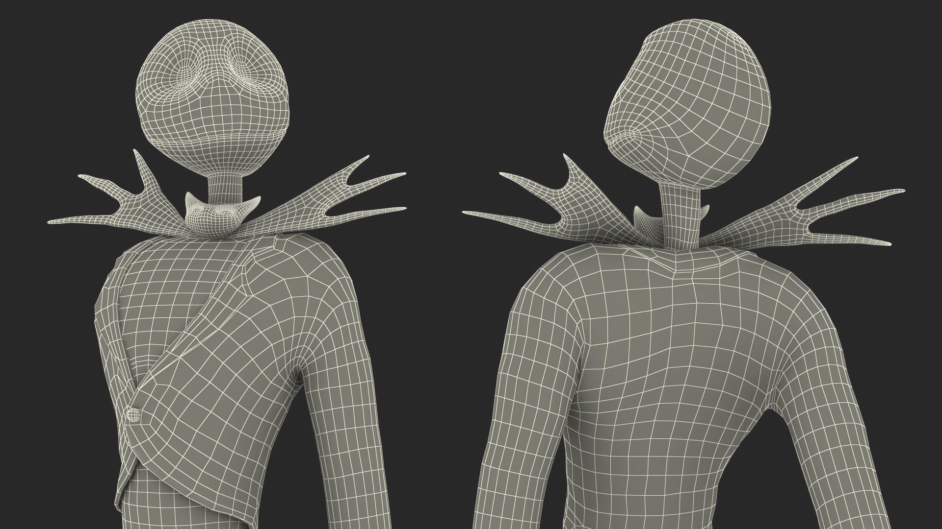 Jack Skellington Standing 3D Model - TurboSquid 2006709