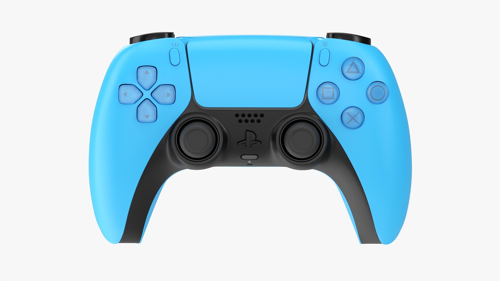 Sony Playstation 5 Dualsense Controller Starlight Blue 3D Model ...