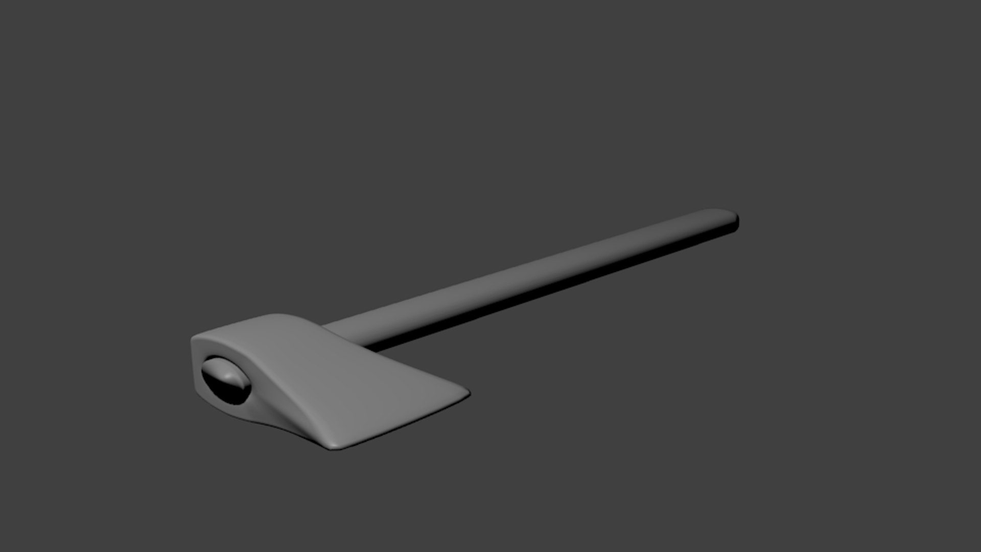 Simple Axe 3d Obj