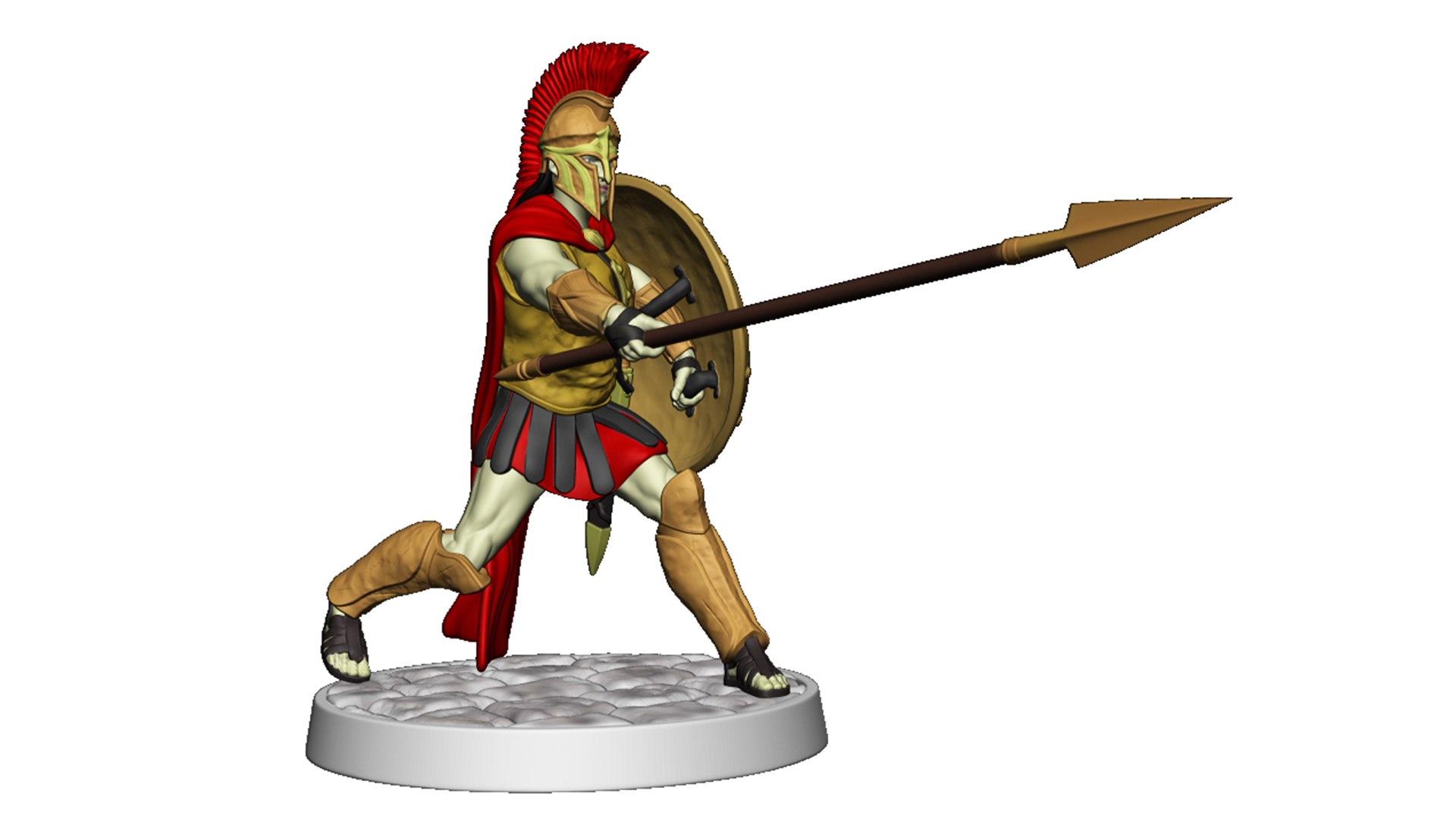 3D Model Spartan 11 Third Set Heavy Spartan Army - TurboSquid 2312857