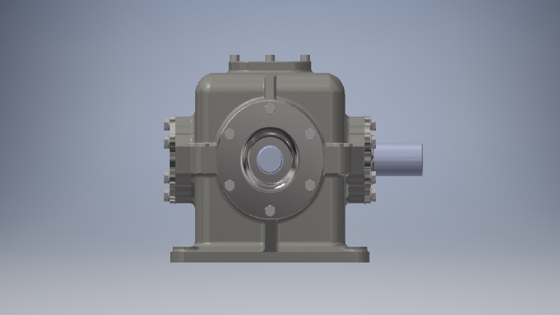 3D Two Steps Reduce Gearbox - TurboSquid 2099224