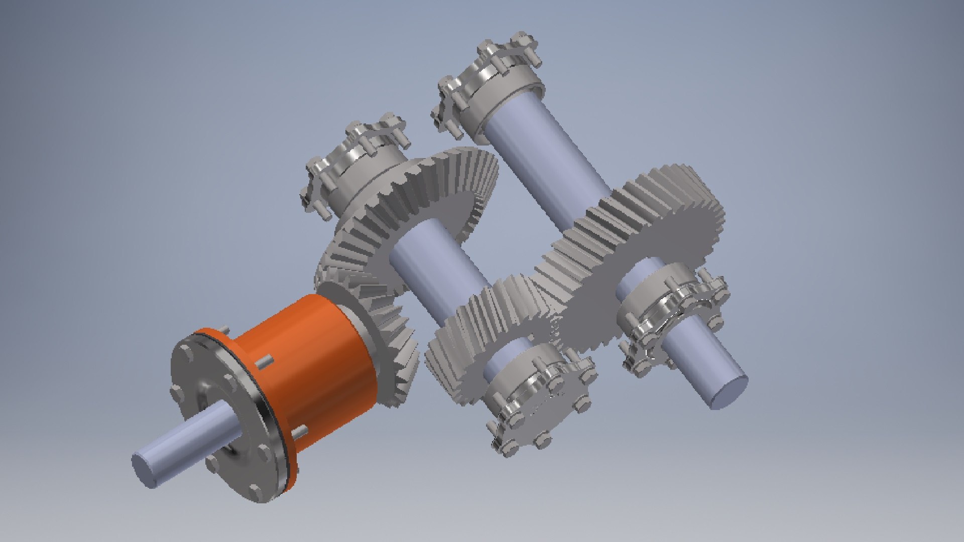 3D Two Steps Reduce Gearbox - TurboSquid 2099224