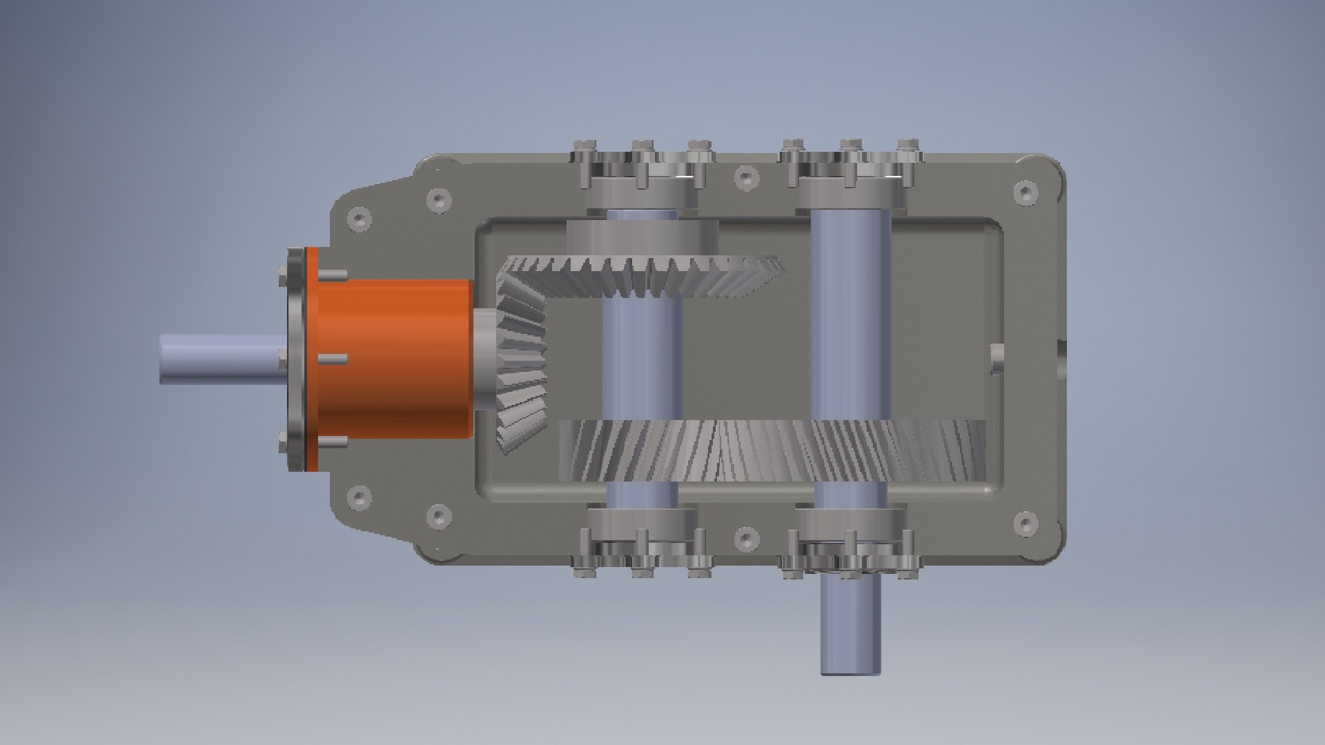 3D Two Steps Reduce Gearbox - TurboSquid 2099224