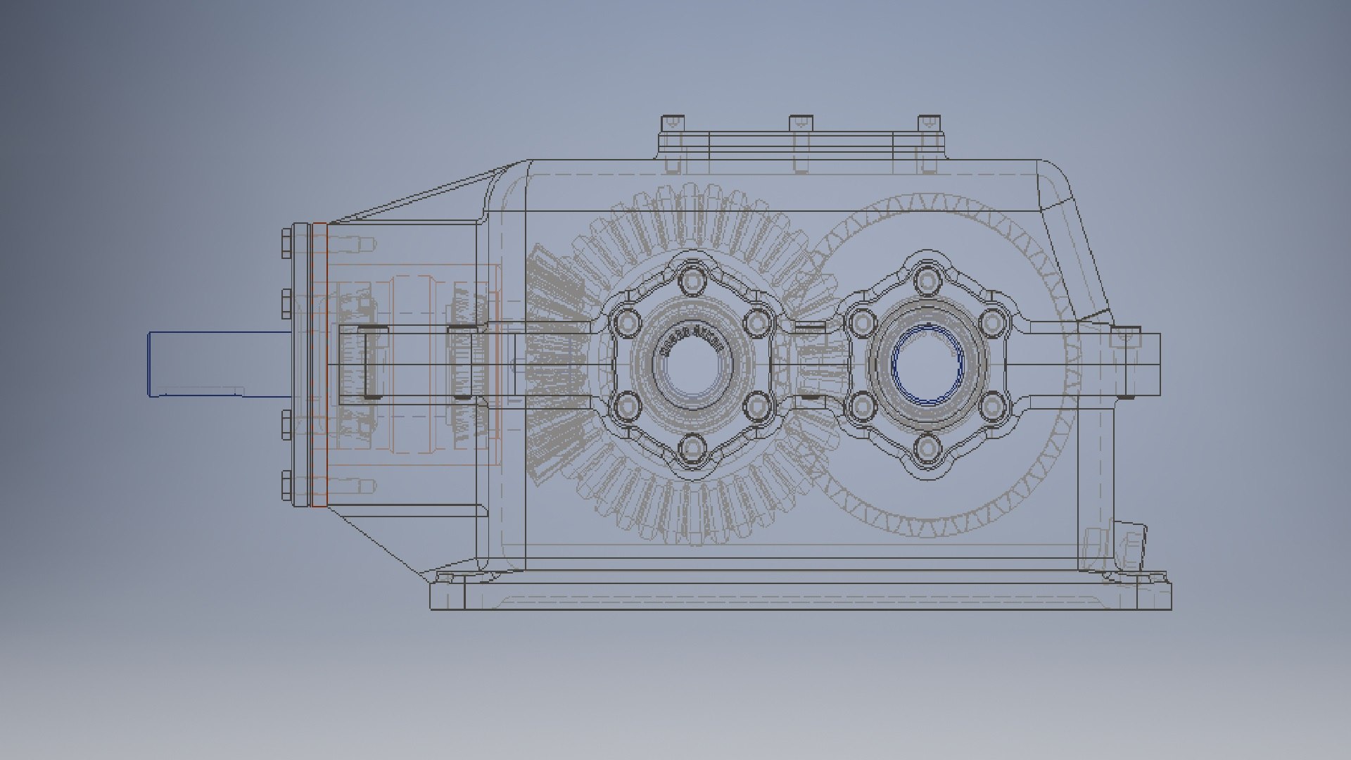 3D Two Steps Reduce Gearbox - TurboSquid 2099224
