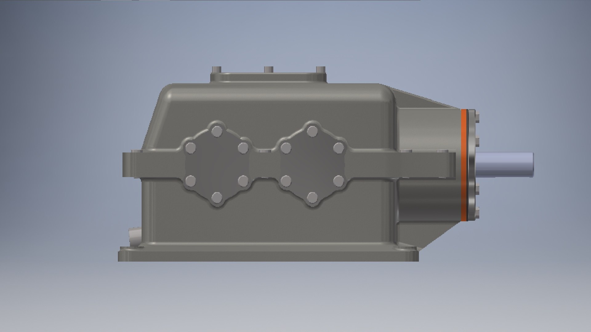 3D Two Steps Reduce Gearbox - TurboSquid 2099224