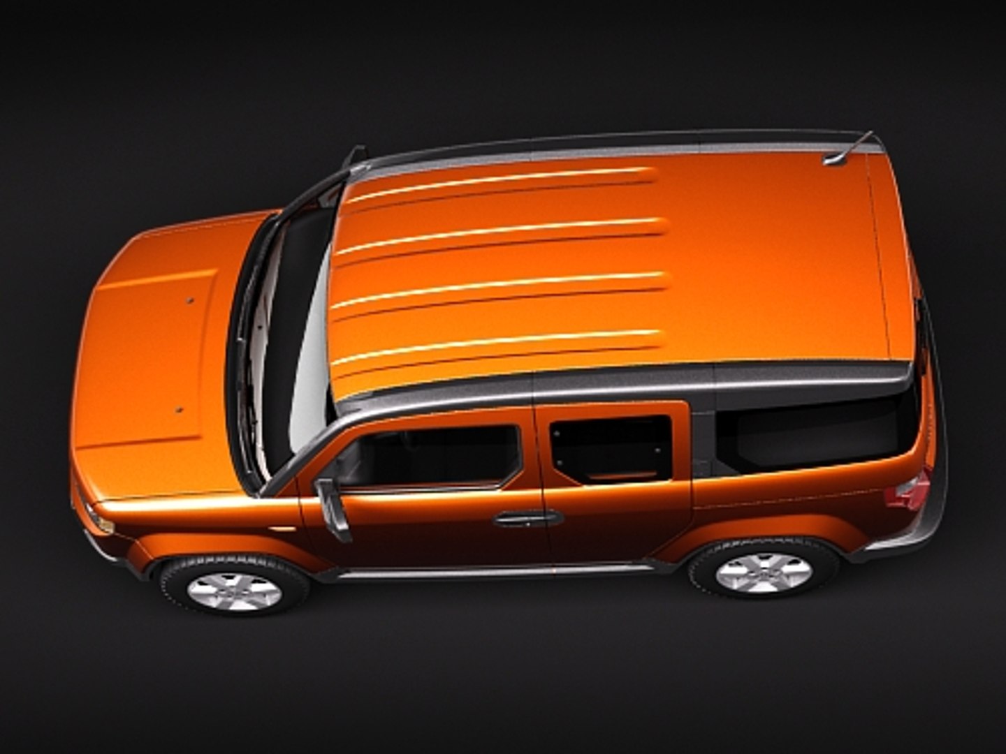 3d Model Honda Element Car