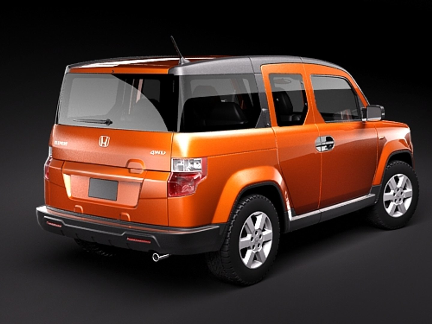 3d Model Honda Element Car