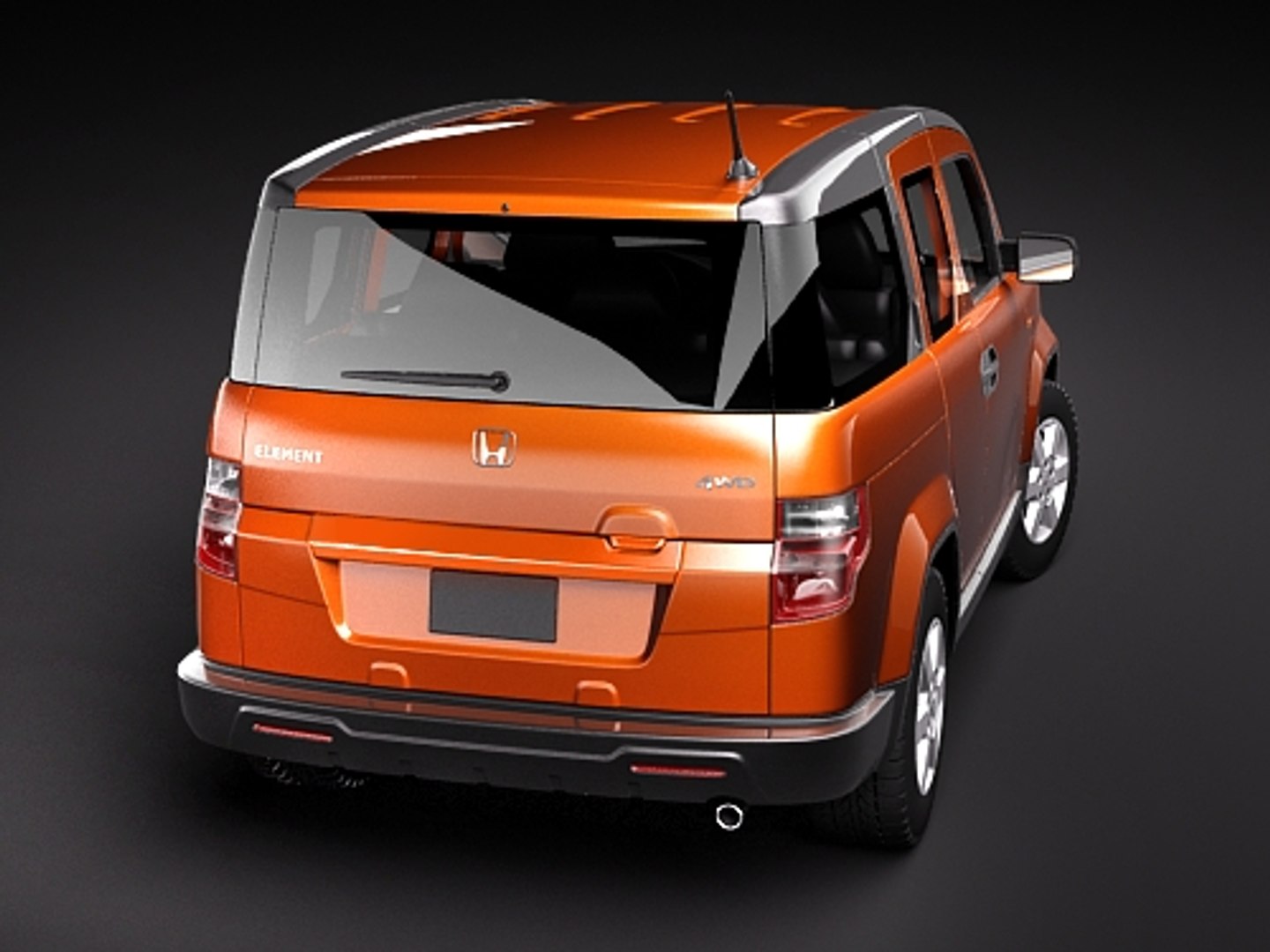 3d Model Honda Element Car