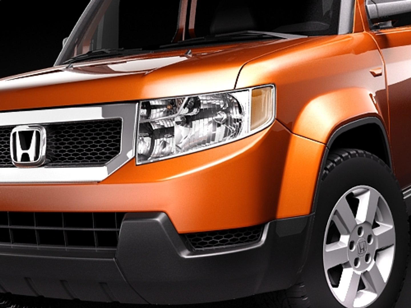 3d Model Honda Element Car