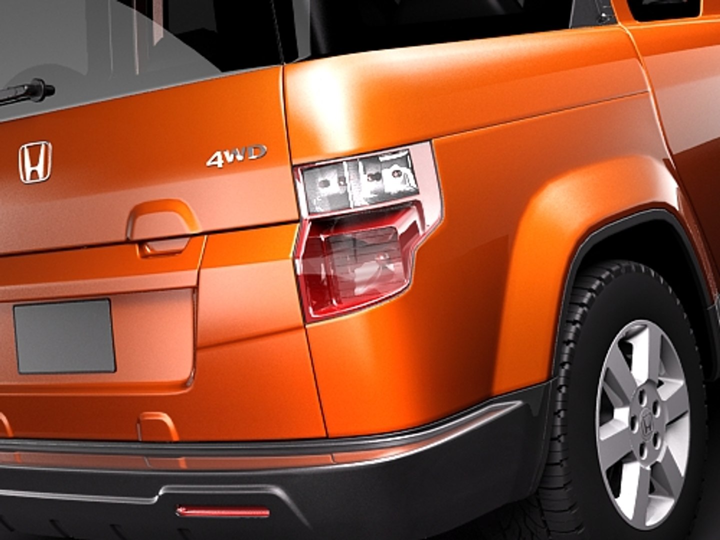 3d Model Honda Element Car