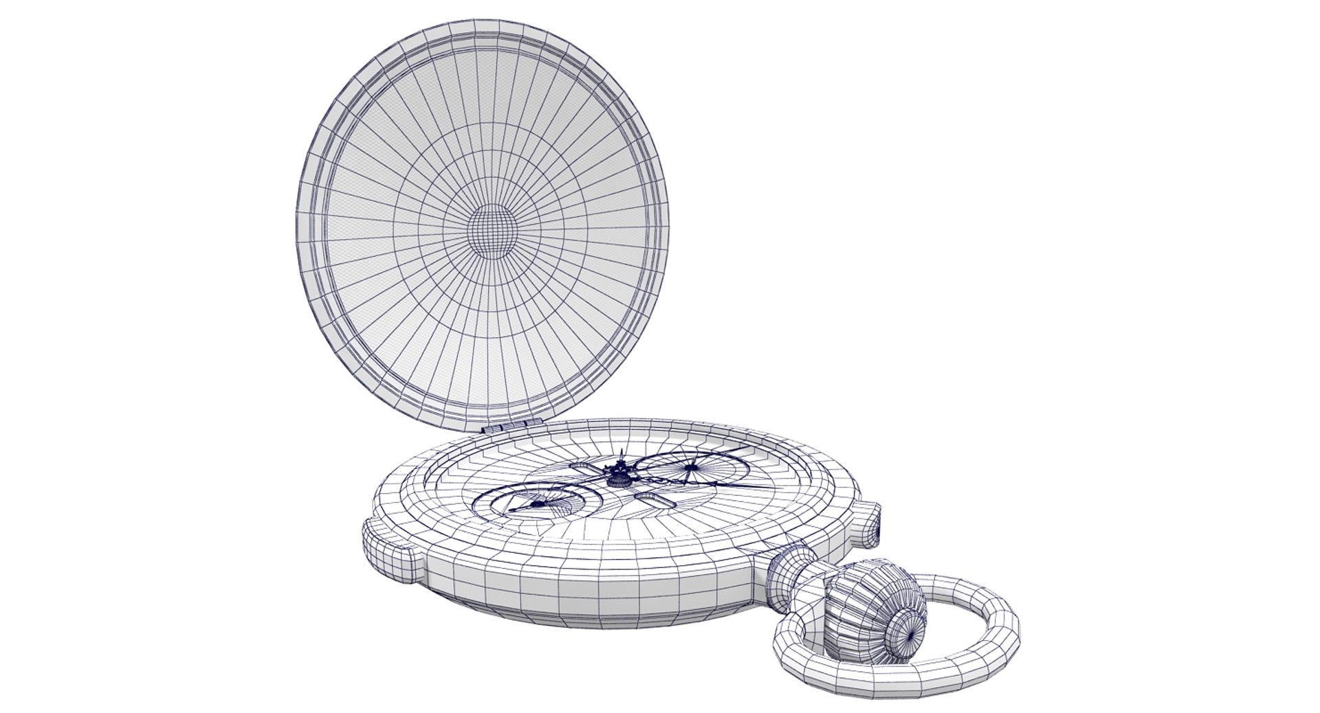 3d Old Russian Stopwatch Watches Model