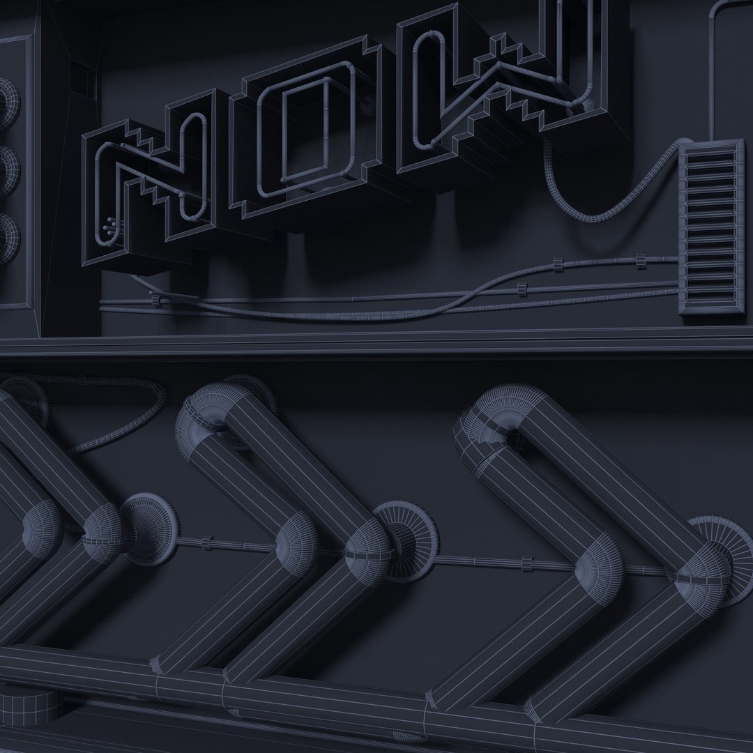 3D Realistic Neon Light Sign - TurboSquid 1157947