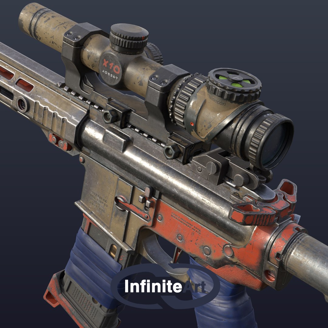 3D Rifle Model - TurboSquid 1817805