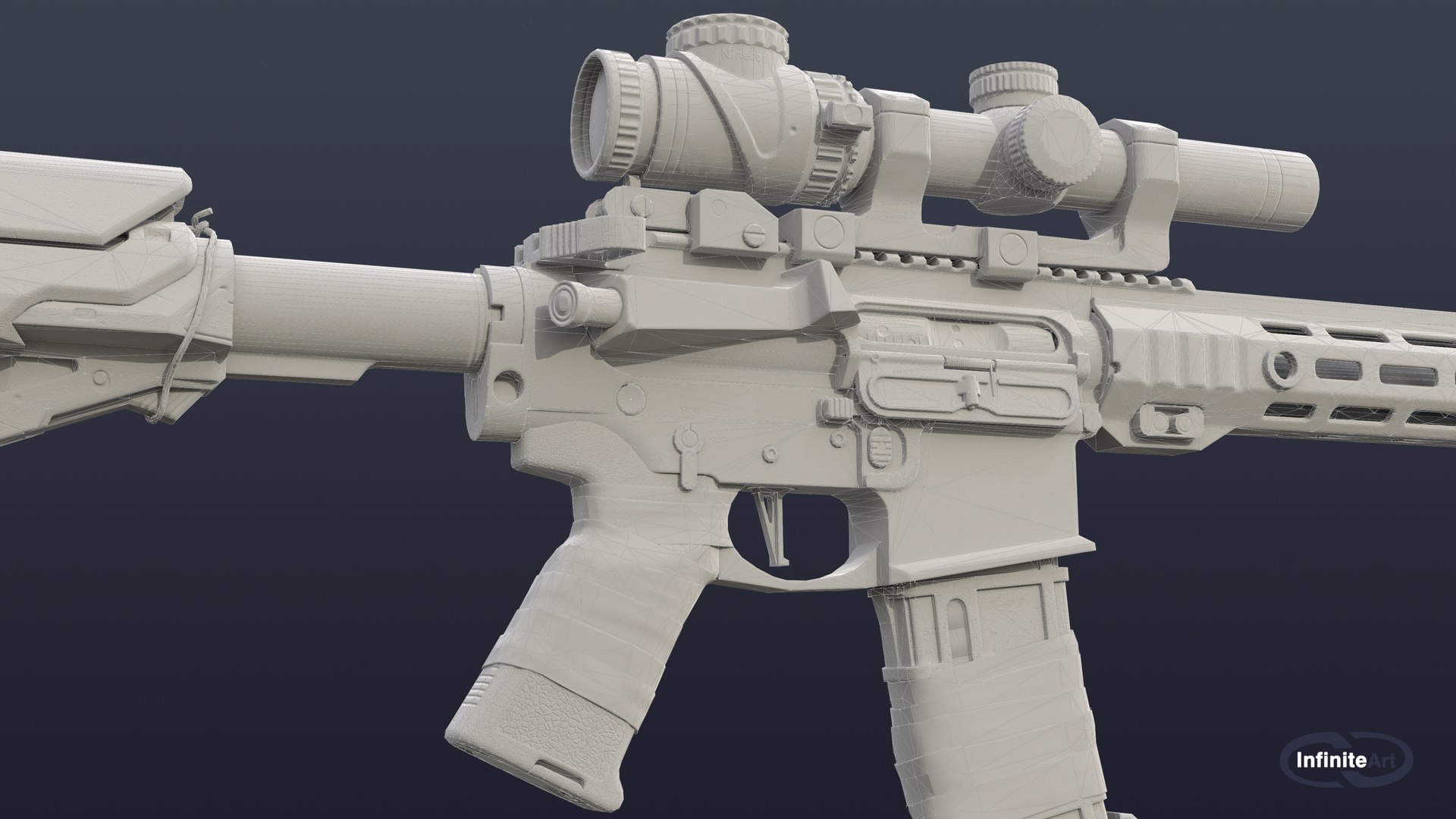 3D Rifle Model - TurboSquid 1817805