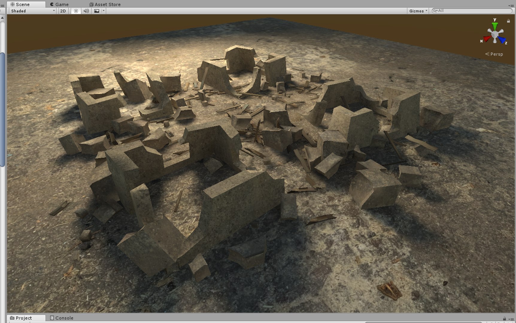 3D destroyed unity realtime model - TurboSquid 1396353