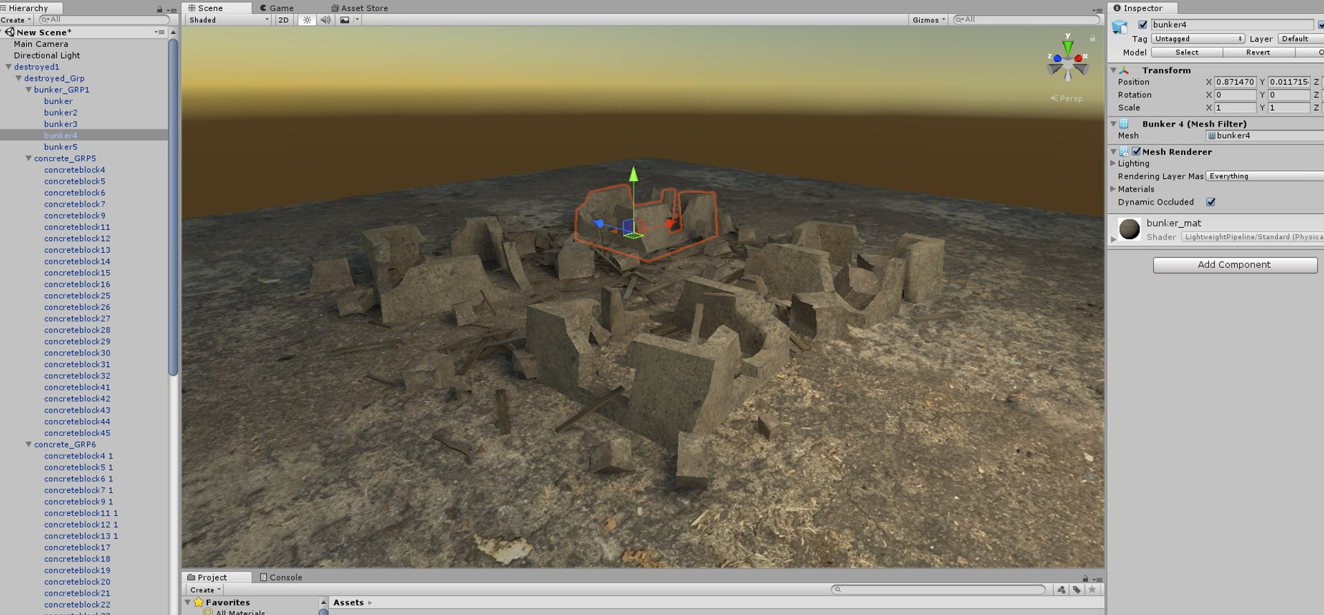 3D destroyed unity realtime model - TurboSquid 1396353