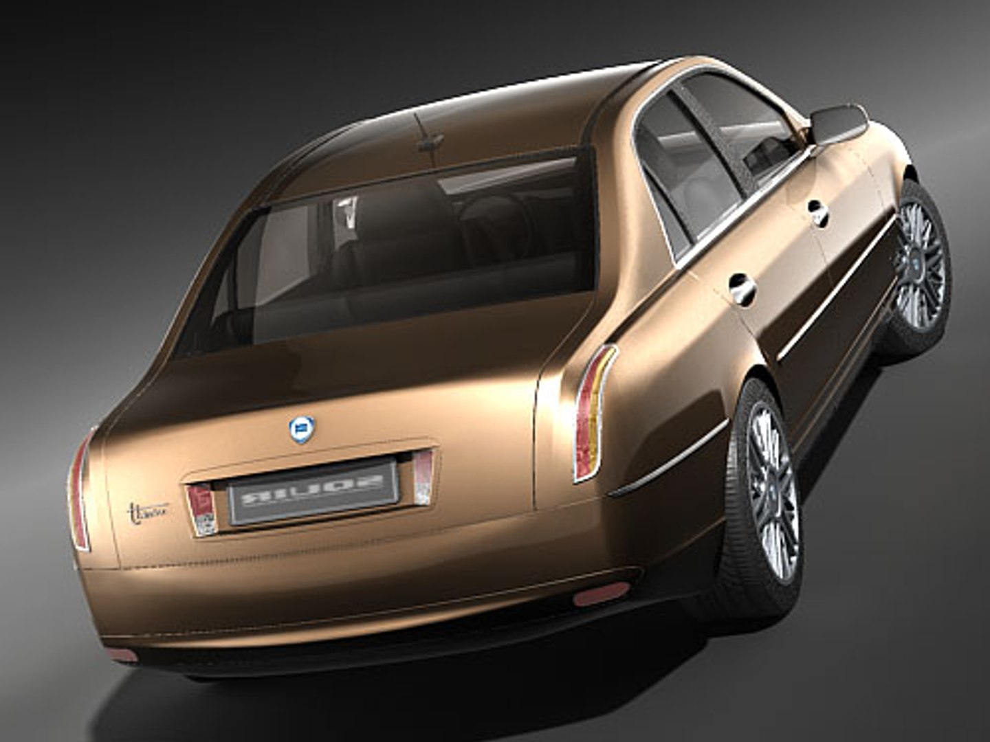Lancia Thesis 2004 2008 3d Model