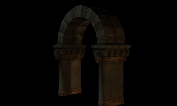 archway dungeon castles 3d model