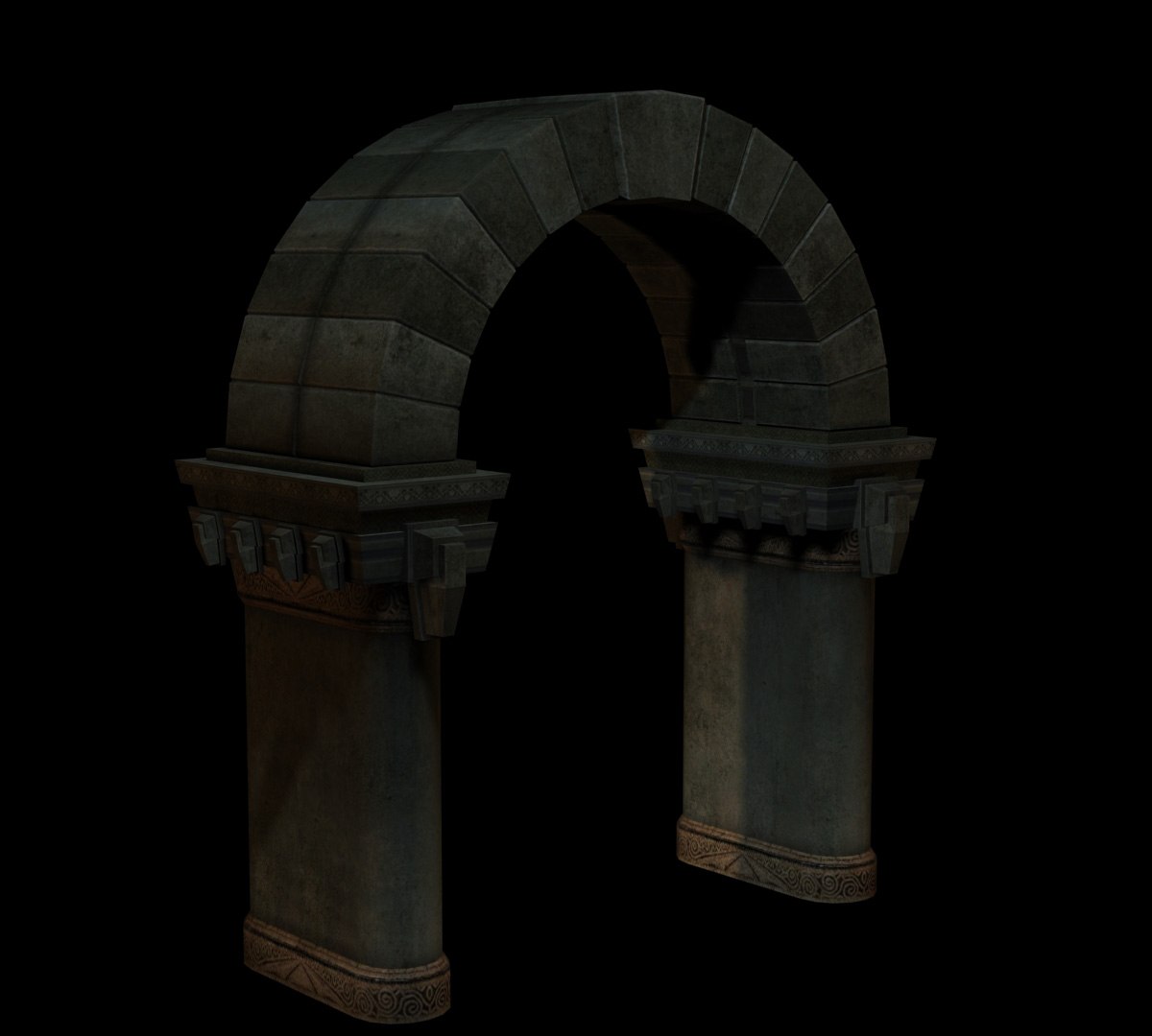Archway Dungeon Castles 3d Model
