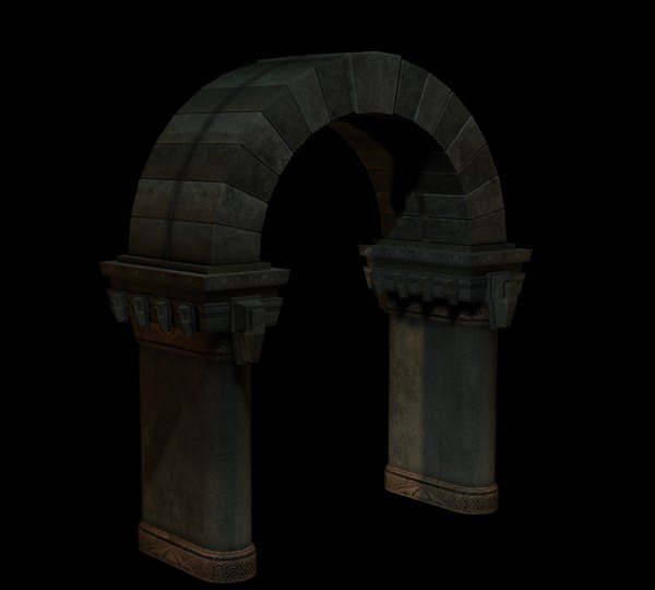 archway dungeon castles 3d model