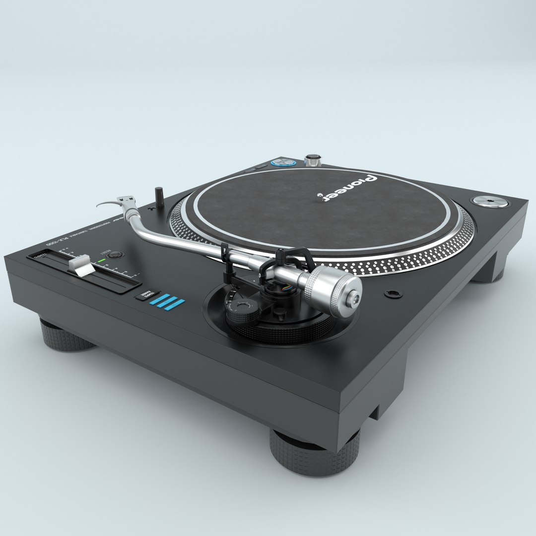 DJ Turntable Pioneer PLX 1000 Model - TurboSquid 1747848