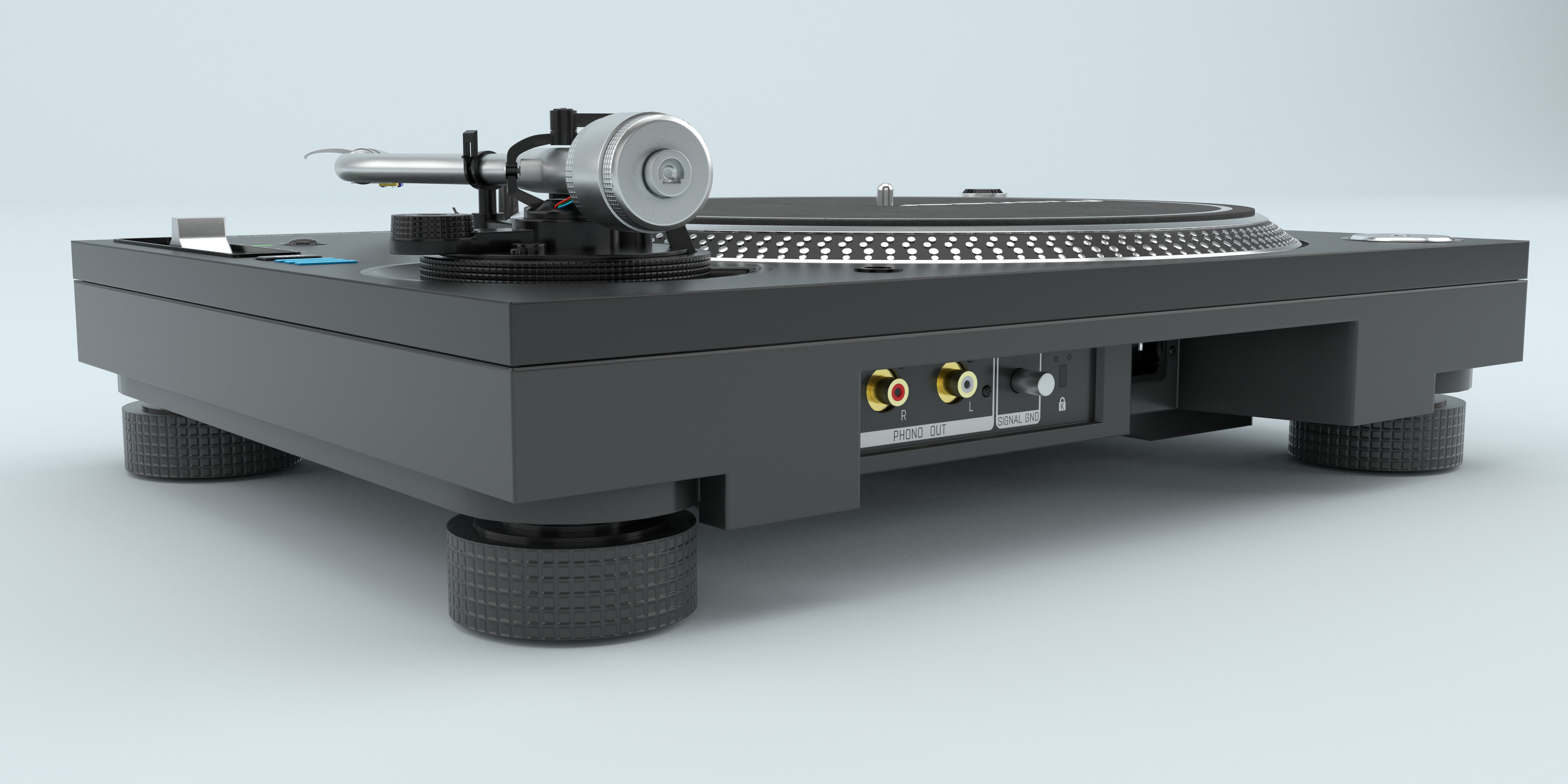 DJ Turntable Pioneer PLX 1000 model - TurboSquid 1747848