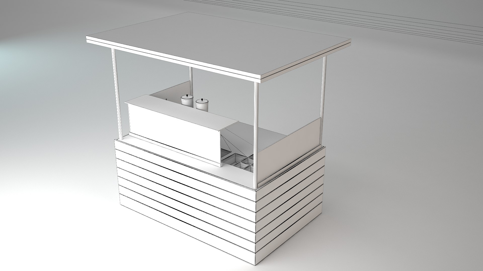 3D Sweet Stand Model - TurboSquid 1407329