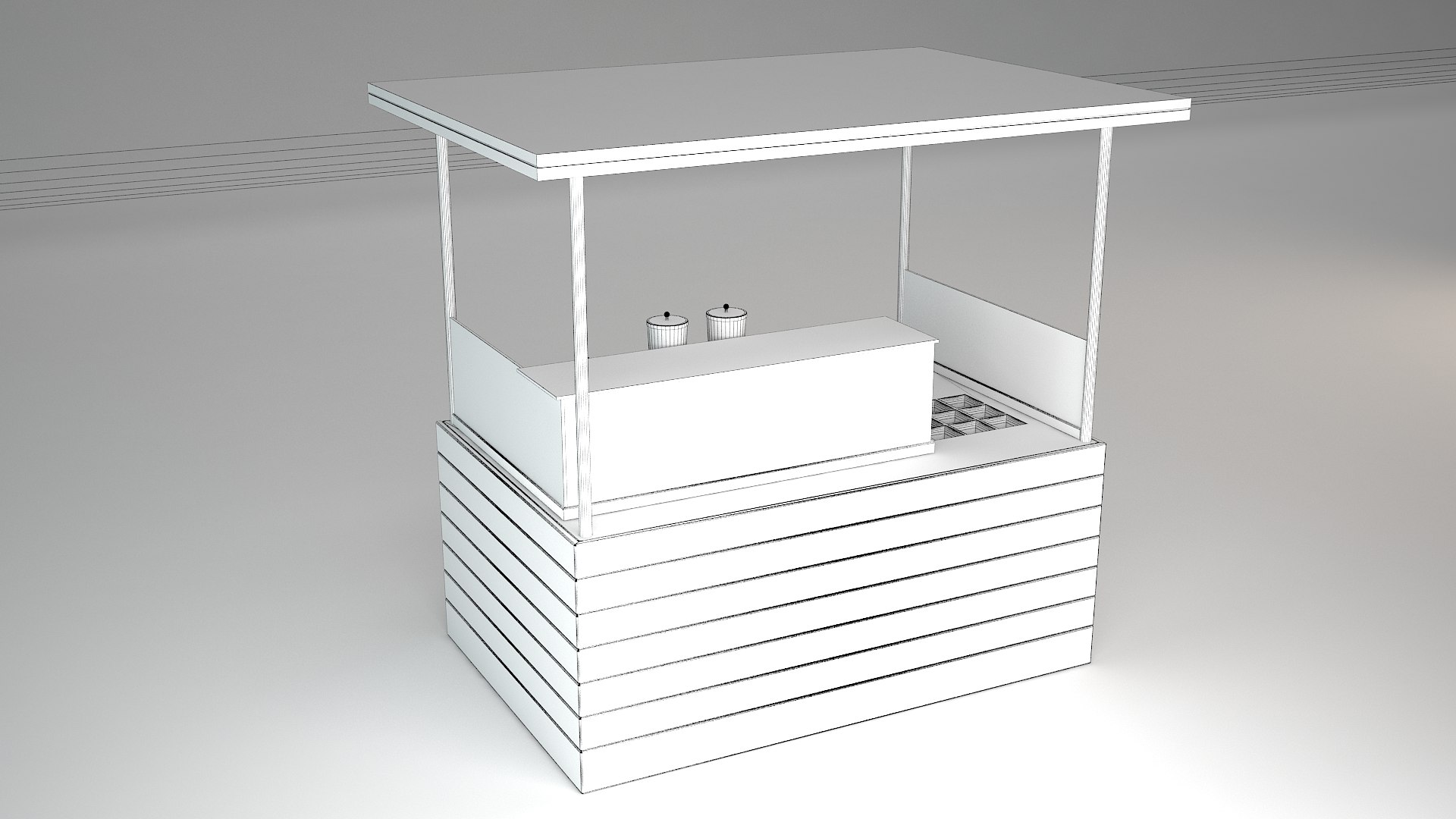 3D Sweet Stand Model - TurboSquid 1407329
