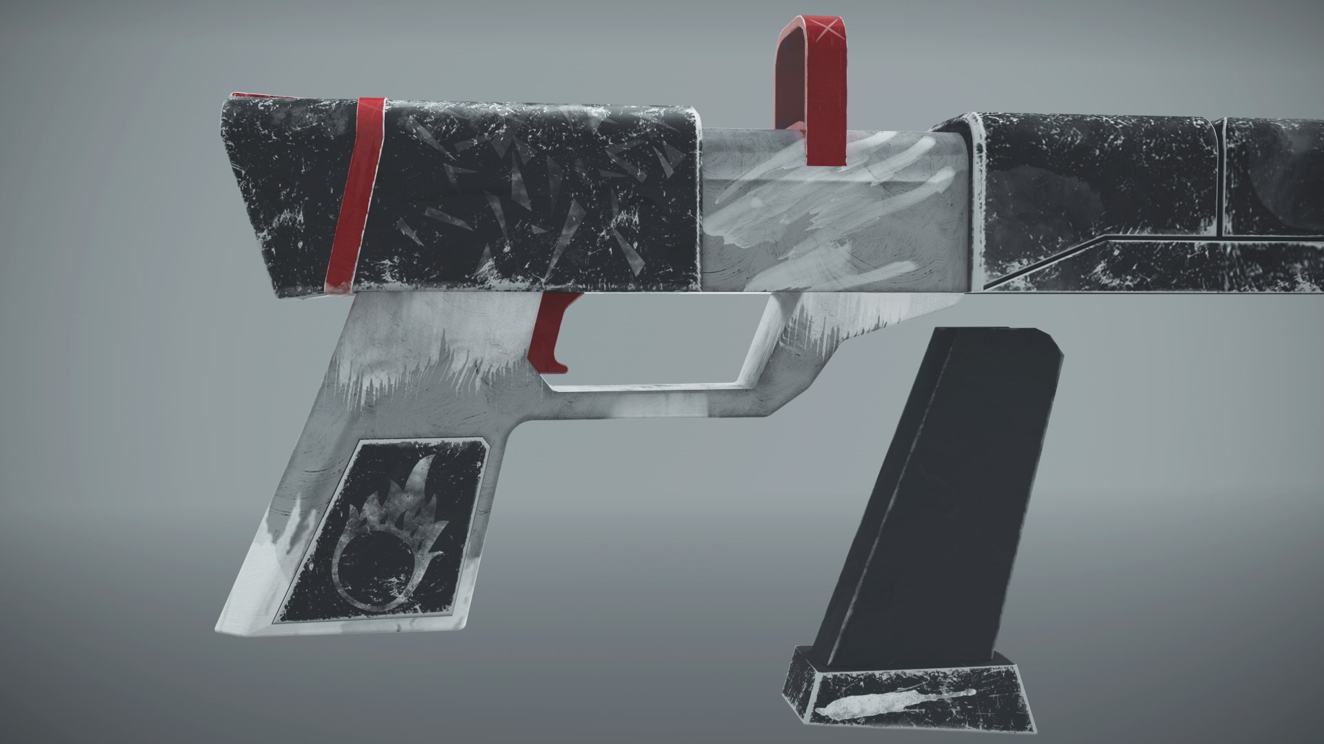 Stylized Gun 3D Model - TurboSquid 2276299