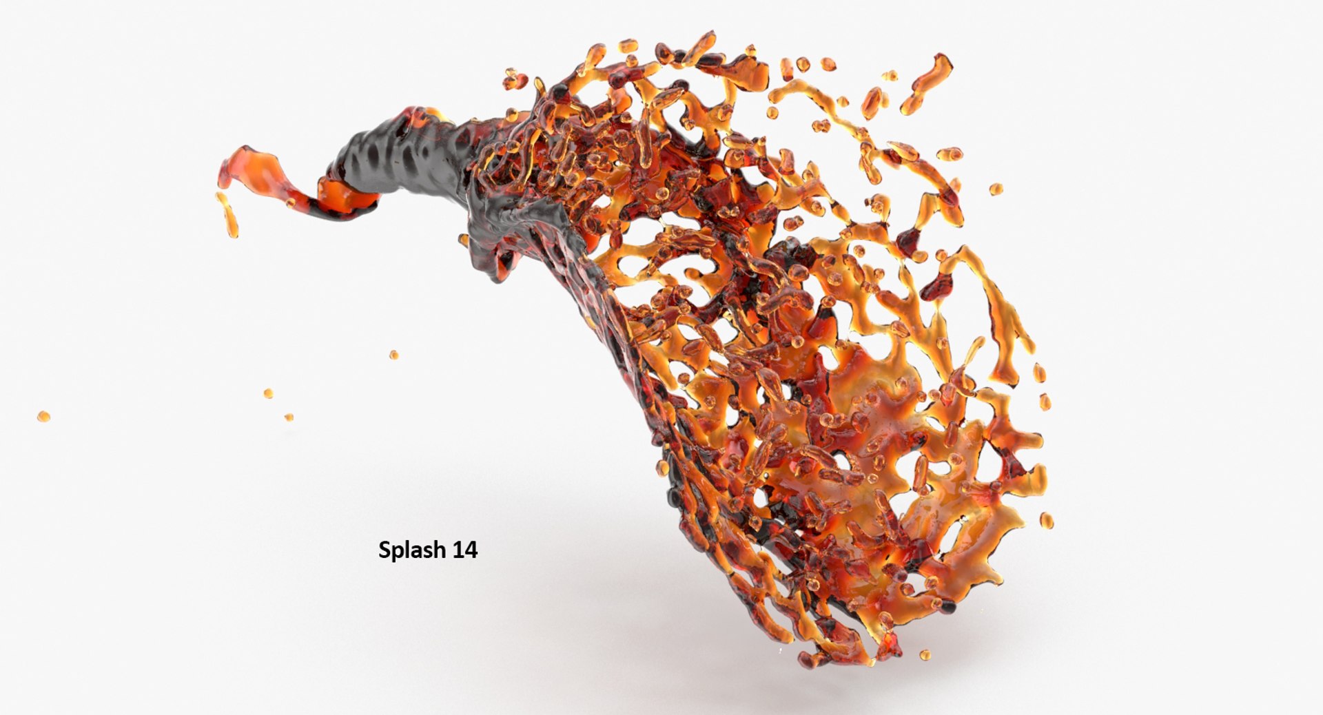 4 Splash Model - TurboSquid 1396292