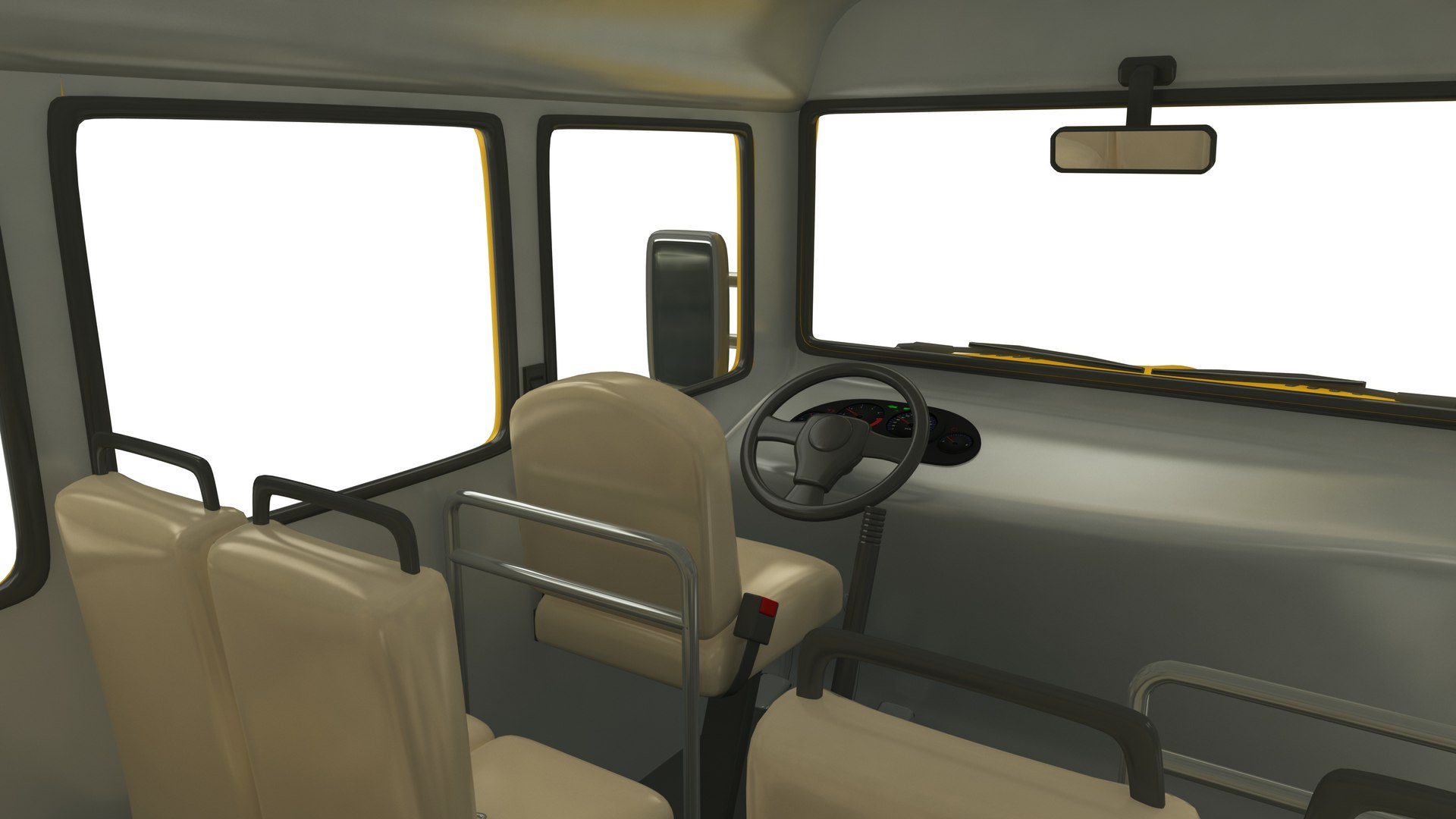 Cartoon School Bus 3D Model - TurboSquid 2217768