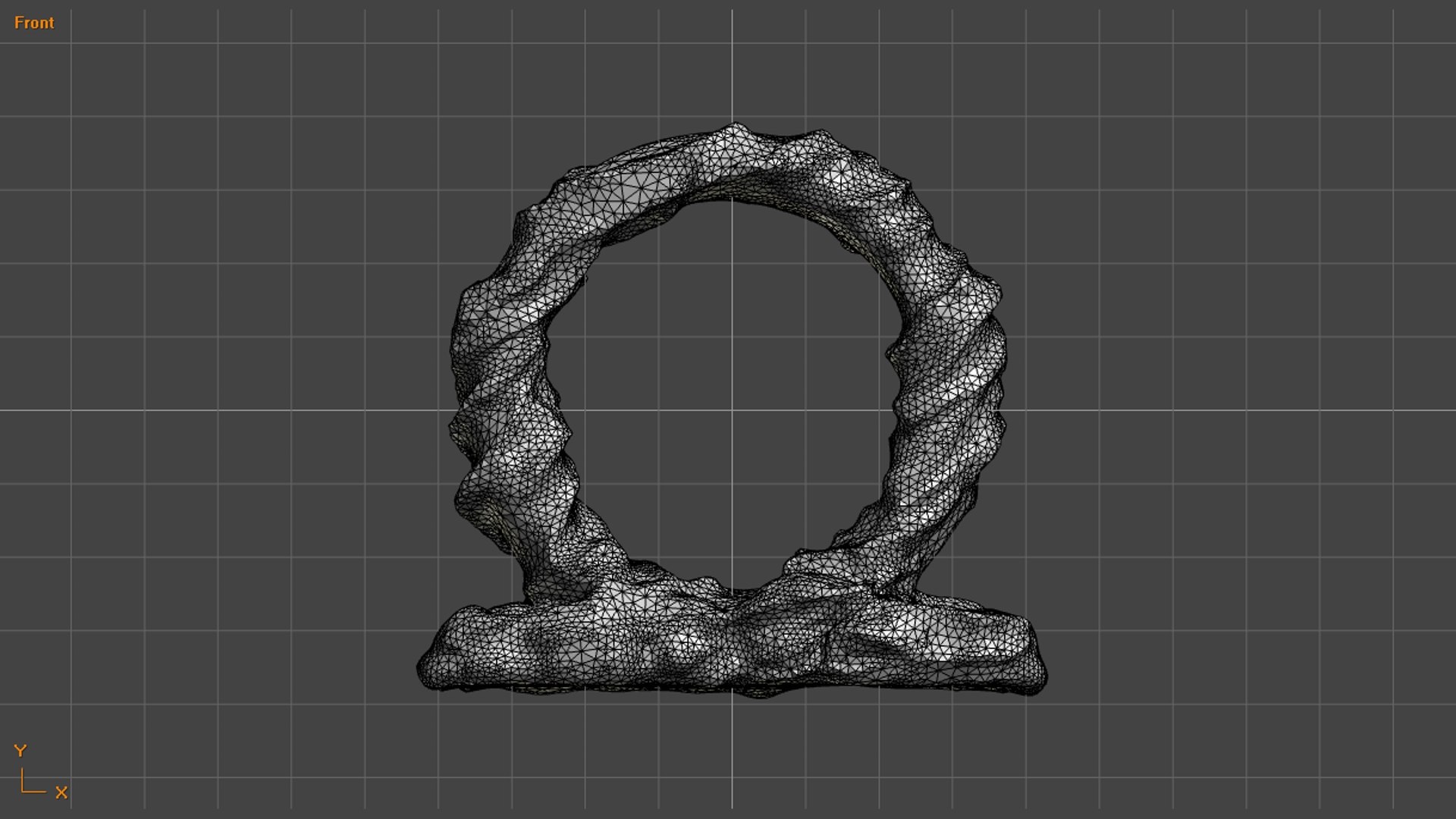 3D Stone Portal 1 - Lava - TurboSquid 2215550