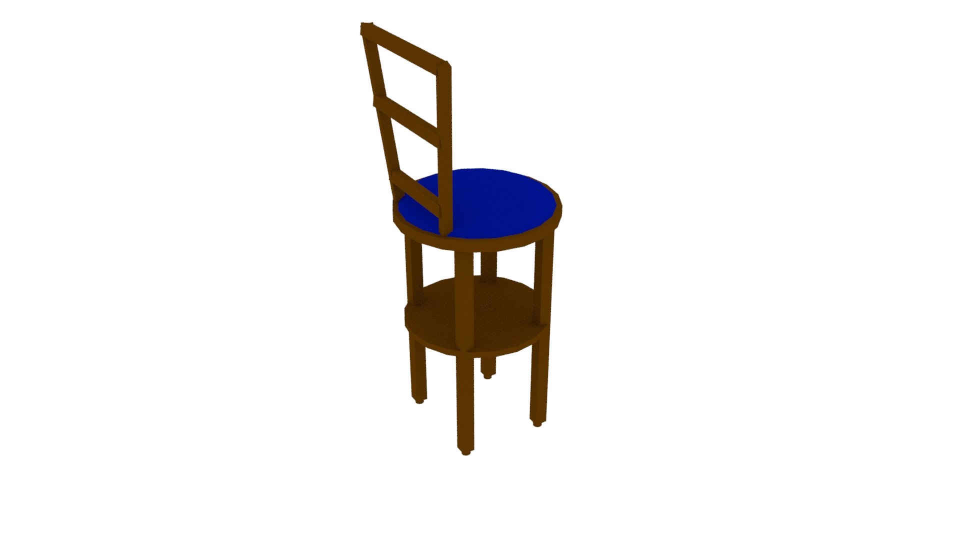 Low Poly Bar Stool 3D model - TurboSquid 2003618
