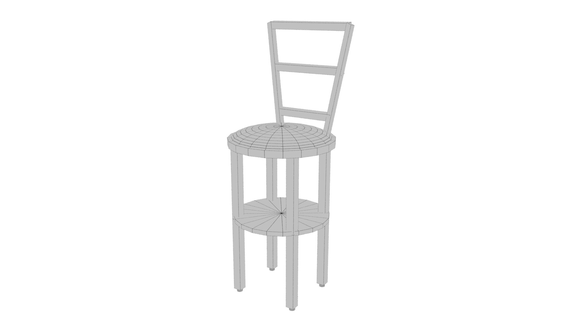 Low Poly Bar Stool 3D model - TurboSquid 2003618